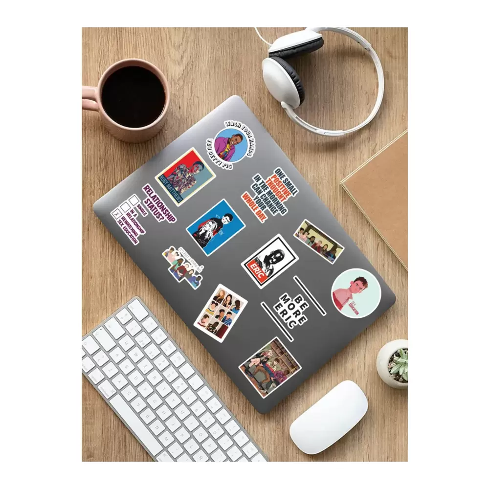 TV Series Sex Education Laptop Notebook Tablet Sticker Set Sticker Set ...