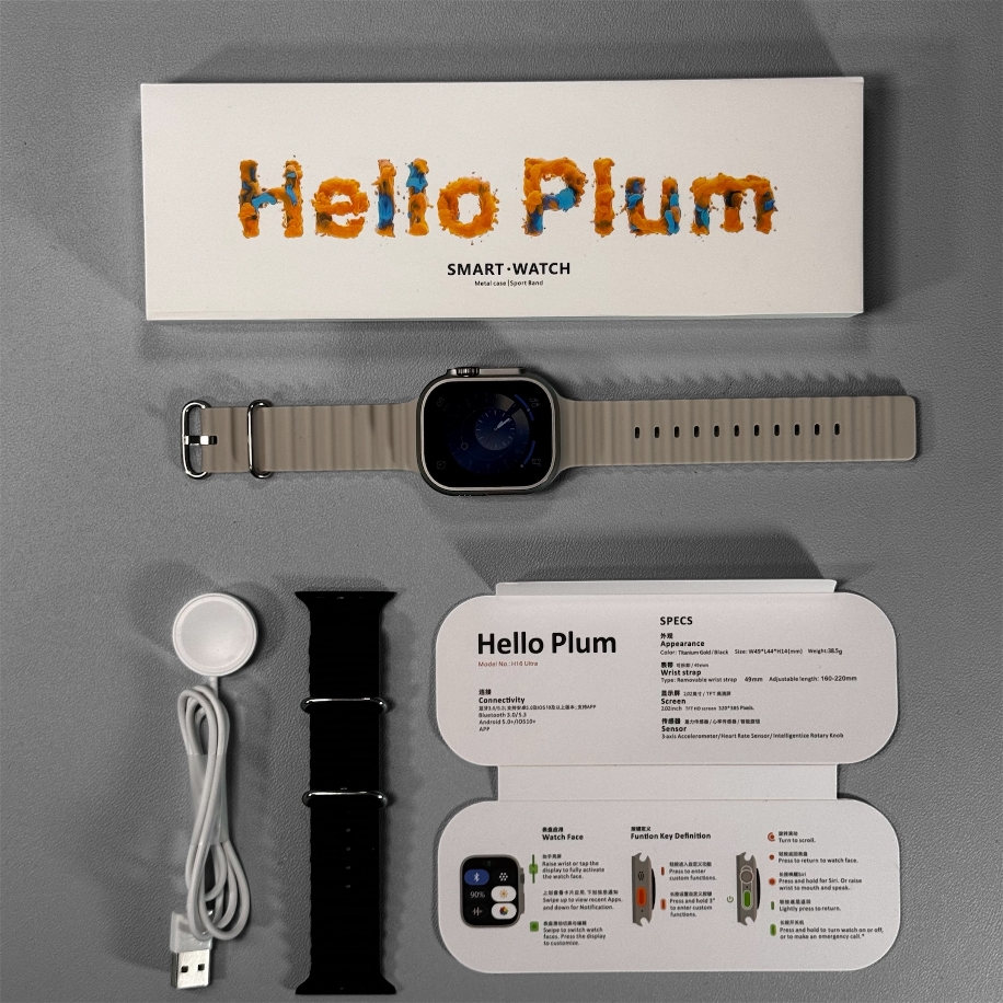 HELLO PLUM H16 ULTRA 49MM AKILLI SAAT | AreaTech Store