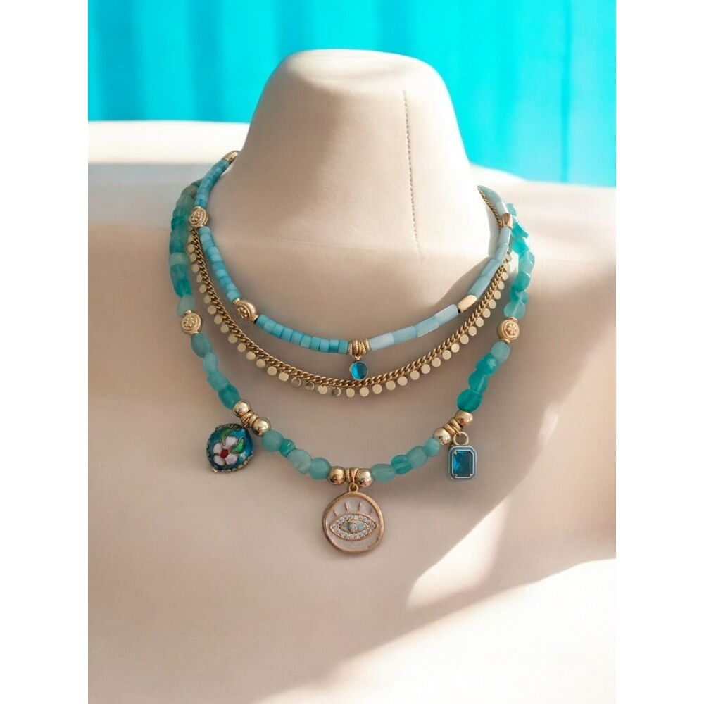 Turkuaz Set | Assuki_Bijoux