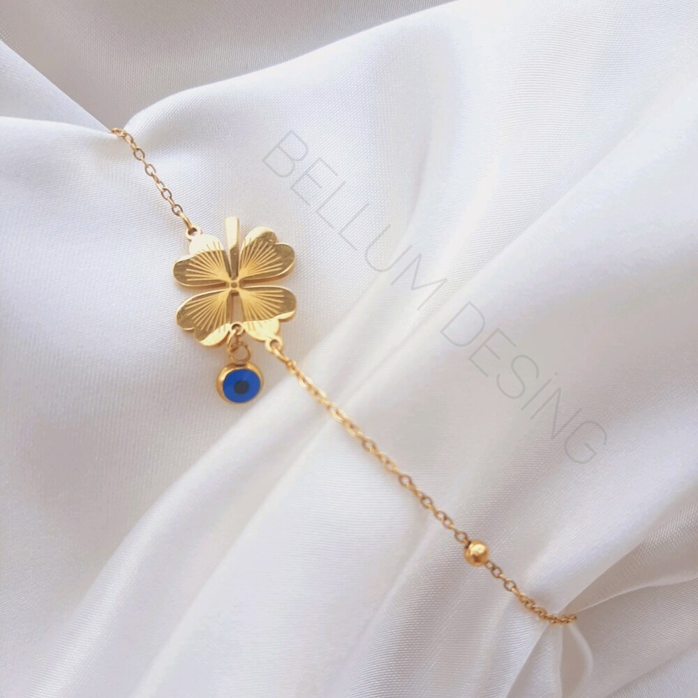 yonca şans bileklik | BELLUM DESIGN