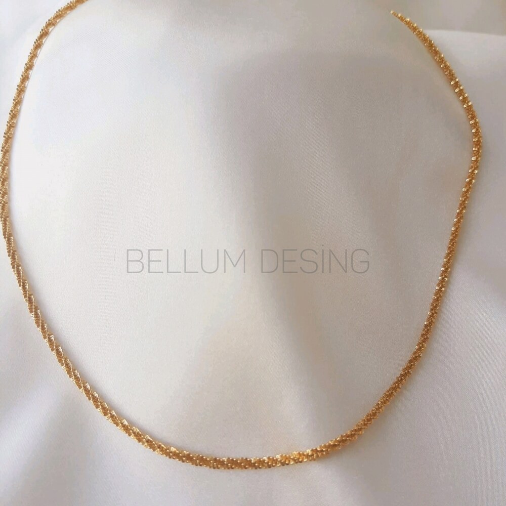 Kıristal Zincir kolye | BELLUM DESIGN