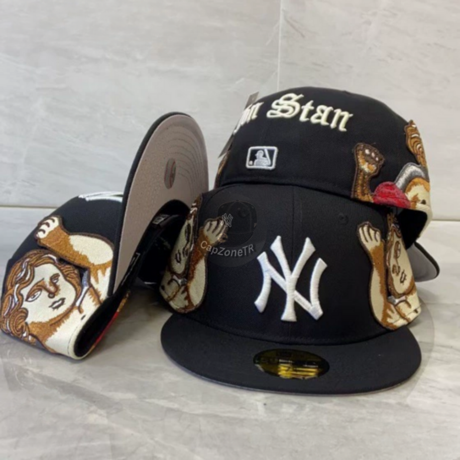 New Era New York Yankees x Jon Stan 59FIFTY Black Fitted Cap | CapZoneTR