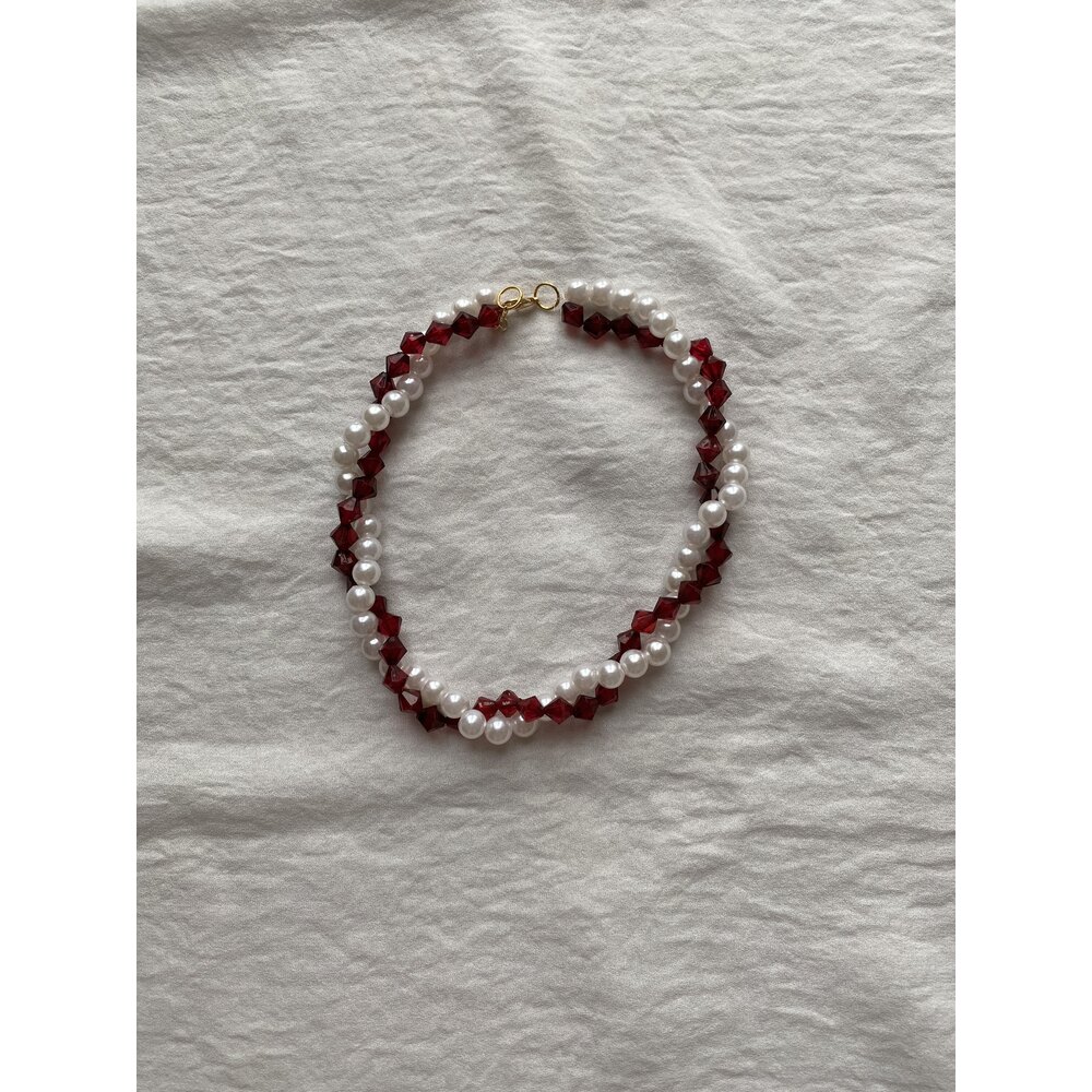 Bloody pearl necklace | Chérie Mia