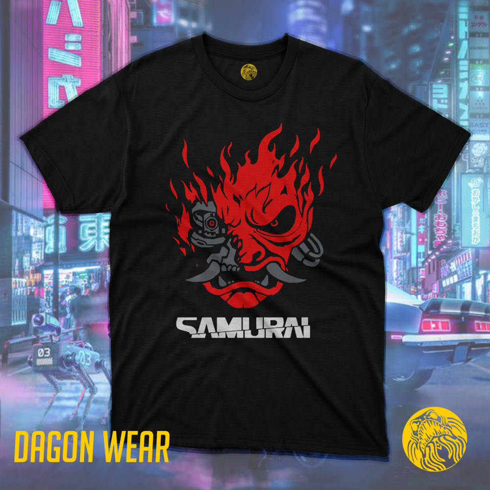 Cyberpunk 2077 Samurai Oversize Unisex T-Shirt | Dagon Atelier