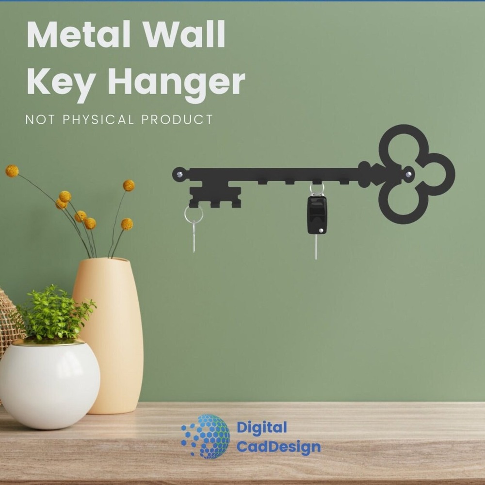 Metal Wall Key Hanger, Metal Key Rack, Decorative Key Holder | # ...