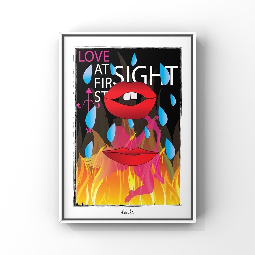 Love at first sight | Original Art Prints