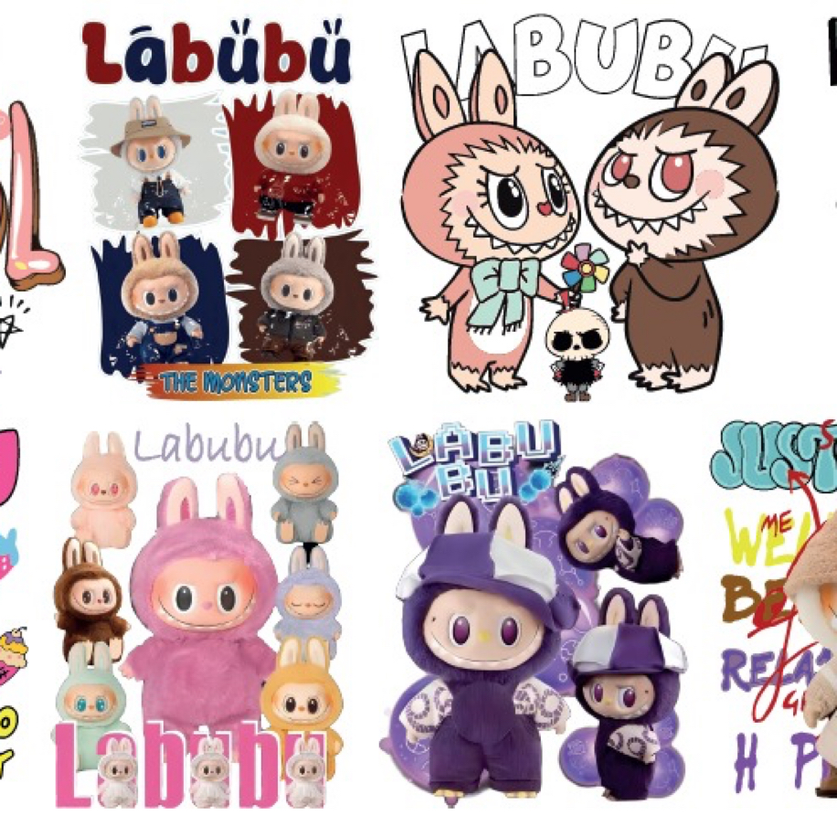 LABUBU SET 4 (her biri 15 cm) | Diamond Design