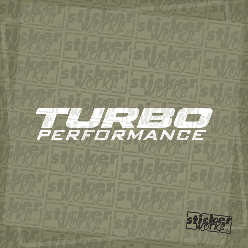 Turbo Performance Sticker | Sticker Works