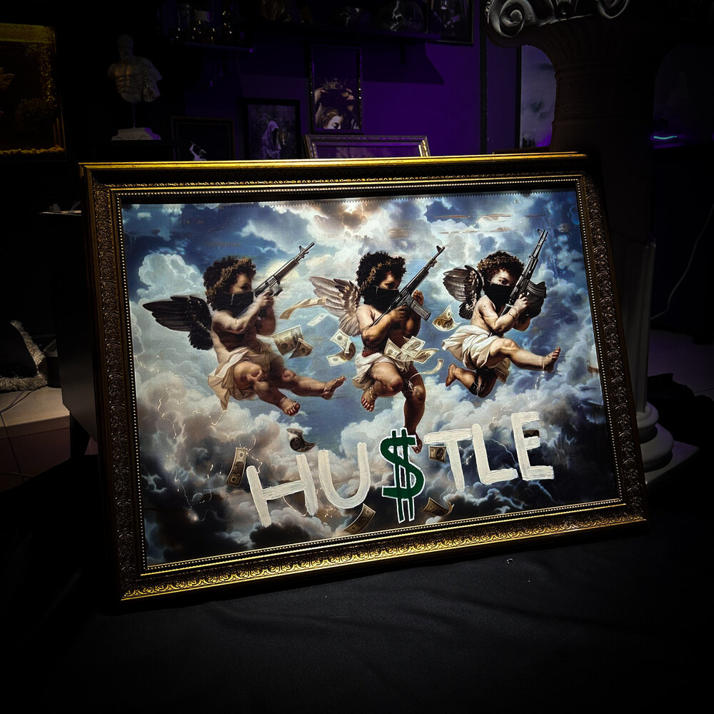 HUSTLE | EXIT ART STORE™ |Özel Üretim Dekoratif Ürünler|