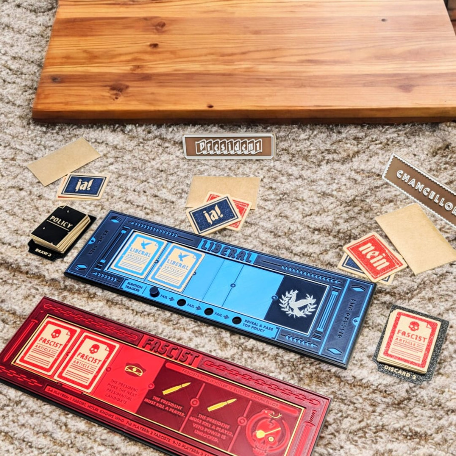 Secret Hitler Kutu Oyunu 3D BASKI | Galaktik 3D