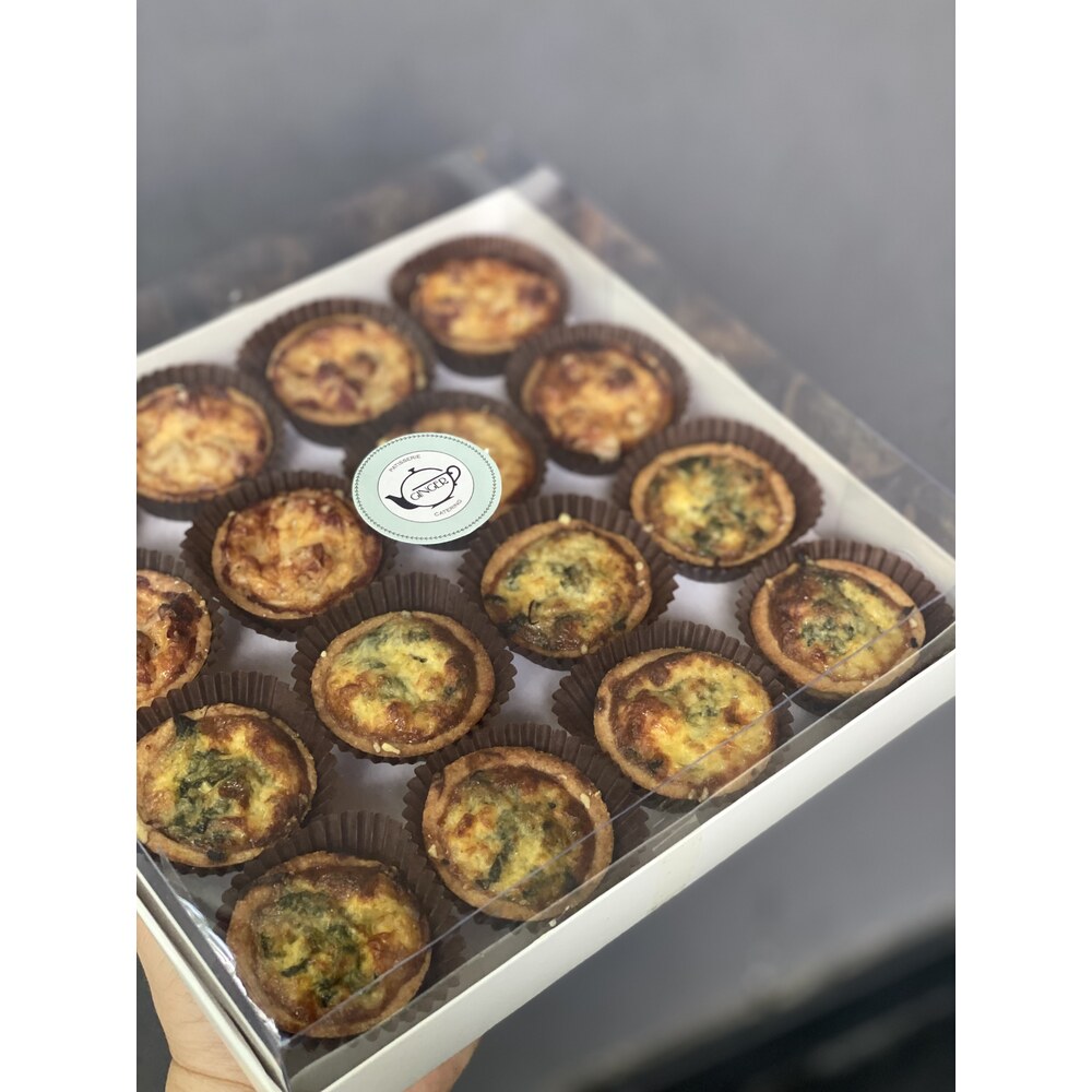 Ispanaklı Mini Quiche (25’li Kutu) | Ginger Istanbul