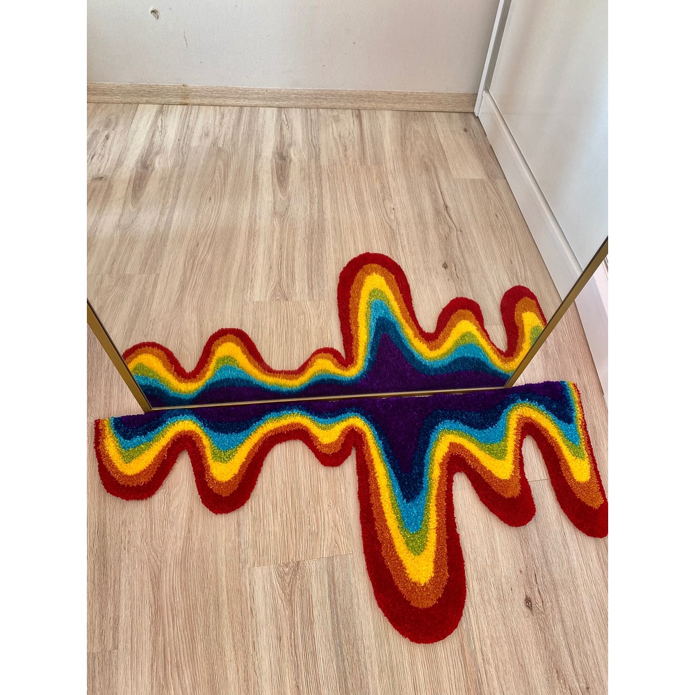 Rainbow leak tufting halı | Gulsy