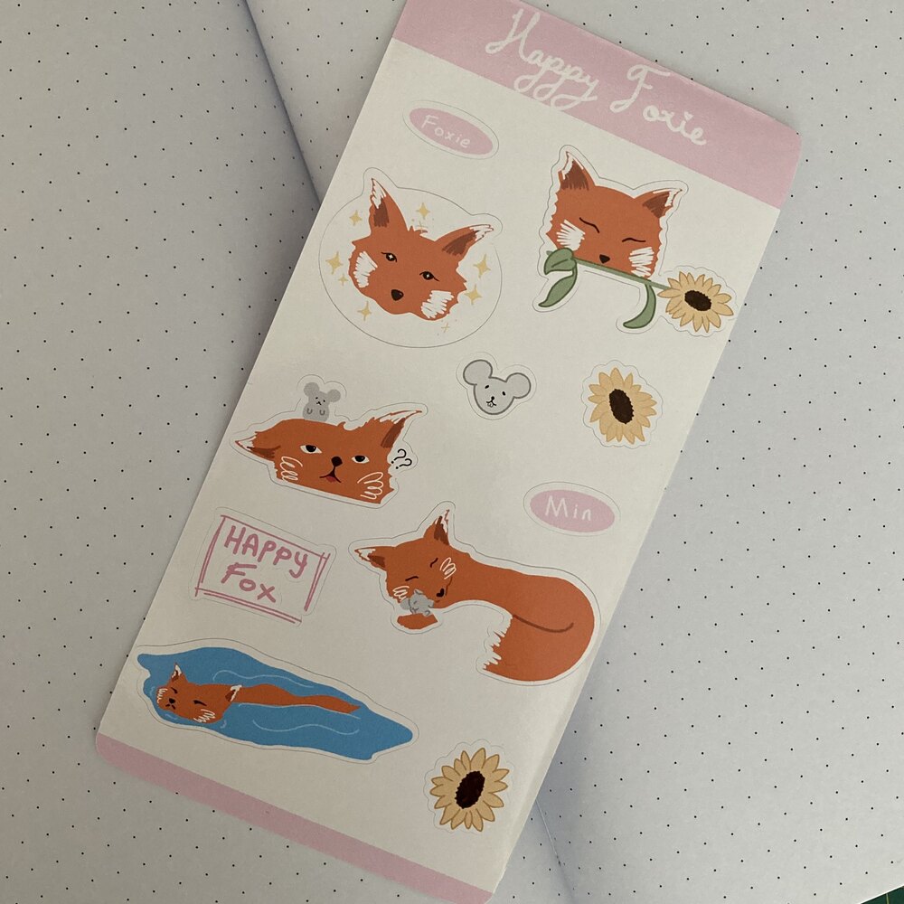 Happy Foxie Sticker | HappyFox