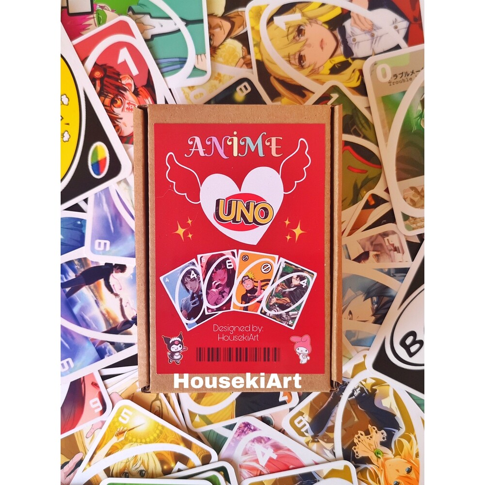 Anime Uno Oyun Kartı Seti | HousekiArt Shop