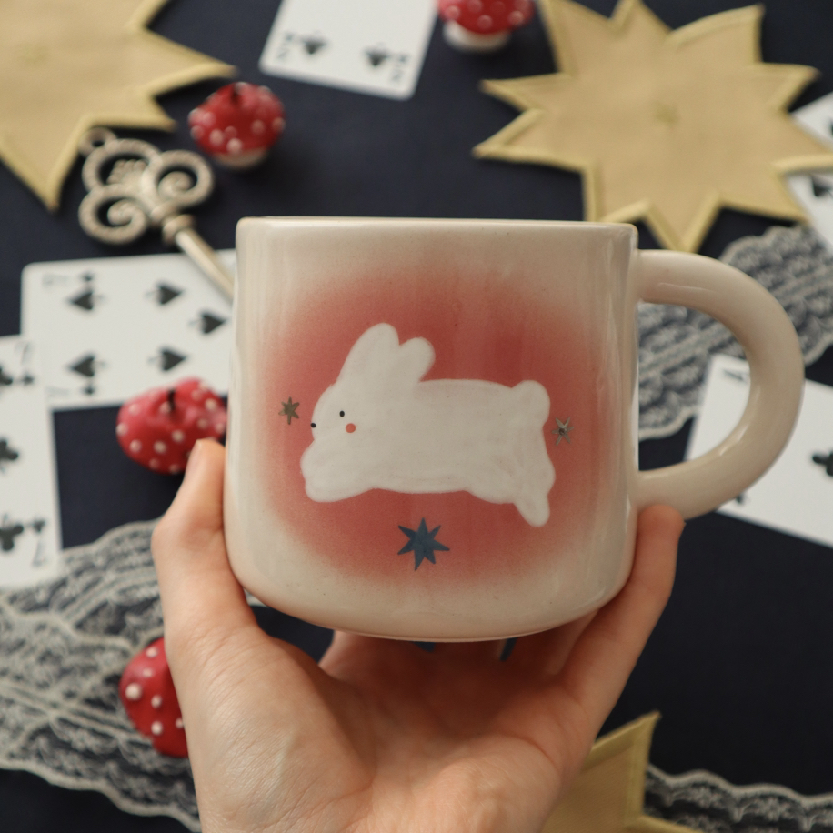 White Rabbit Mug | HouseofKitsune