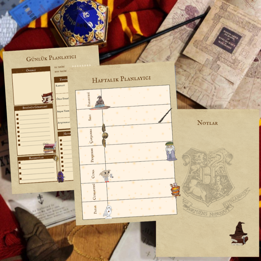 Hogwarts Back To School Hediye Kutusu (3lü Set) | İlay Store