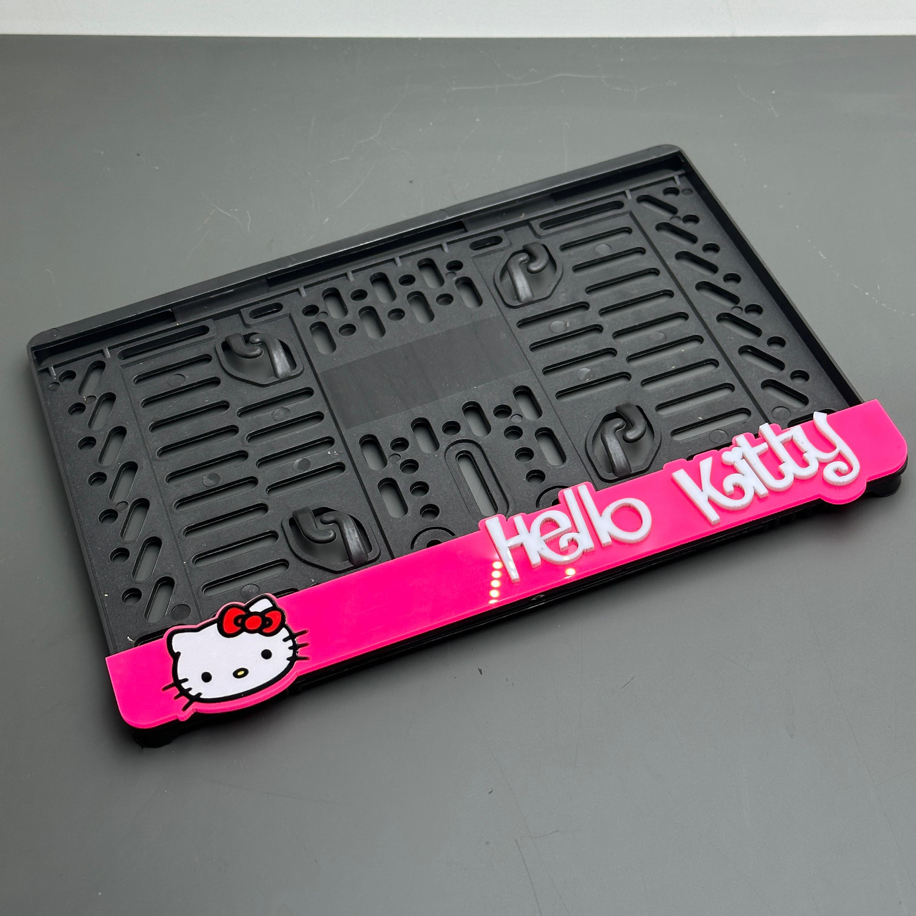 MOTORSİKLET HELLO KİTTY PLEKSİ PLAKALIK ADET | İz Garage Otomotiv ...