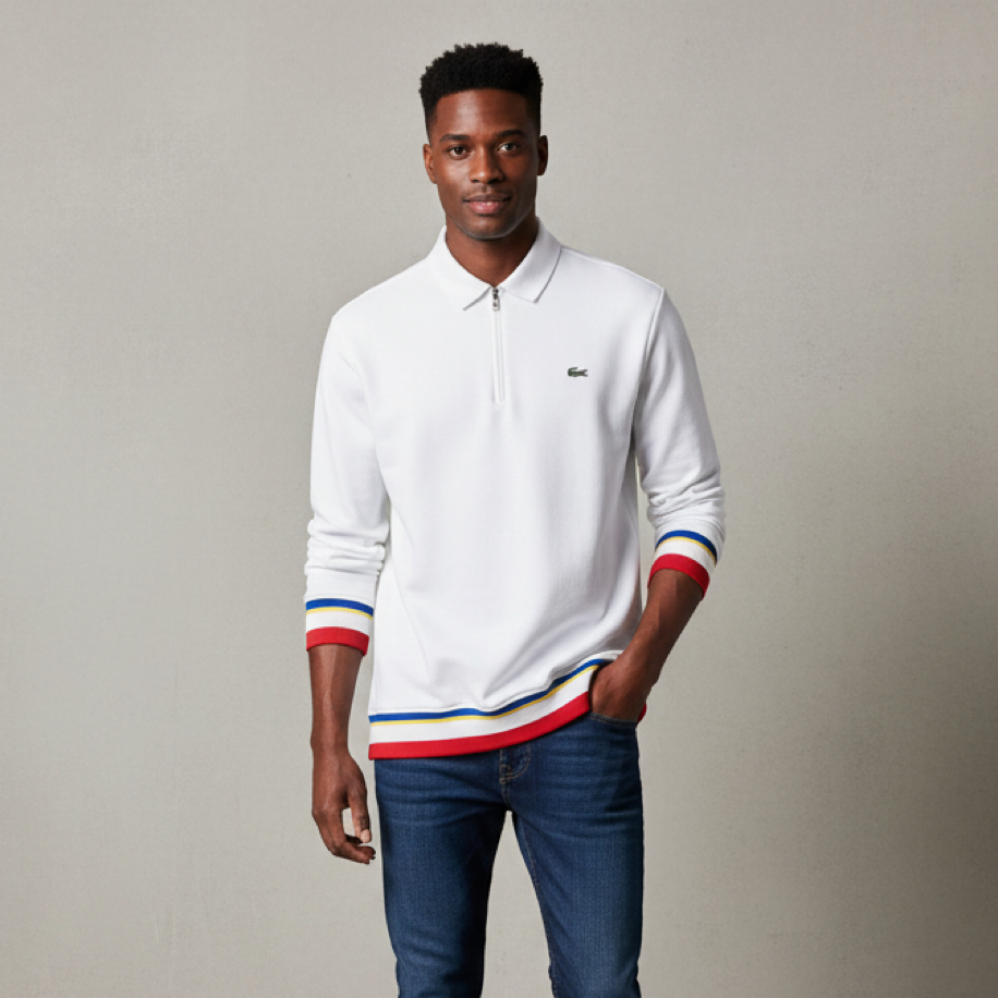 Lacoste Yarım Fermuar Sweat | LACOSAMET
