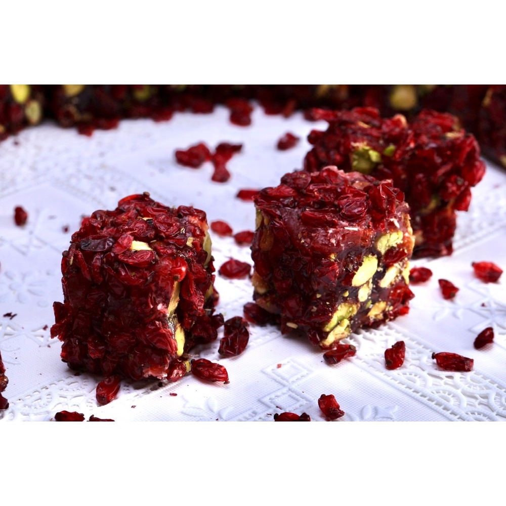 1000Gr Zereskli Nar Aromalı Lüks Lokum | Lokummy