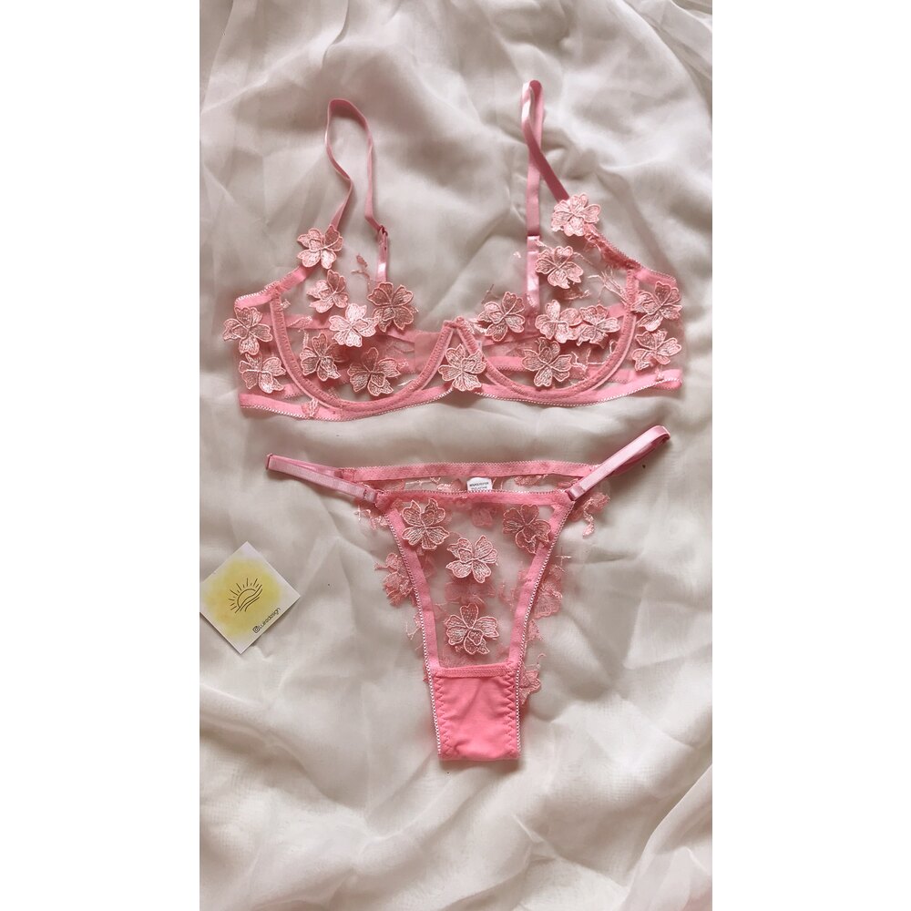 Fairy Pink Bra Set | Luire Design