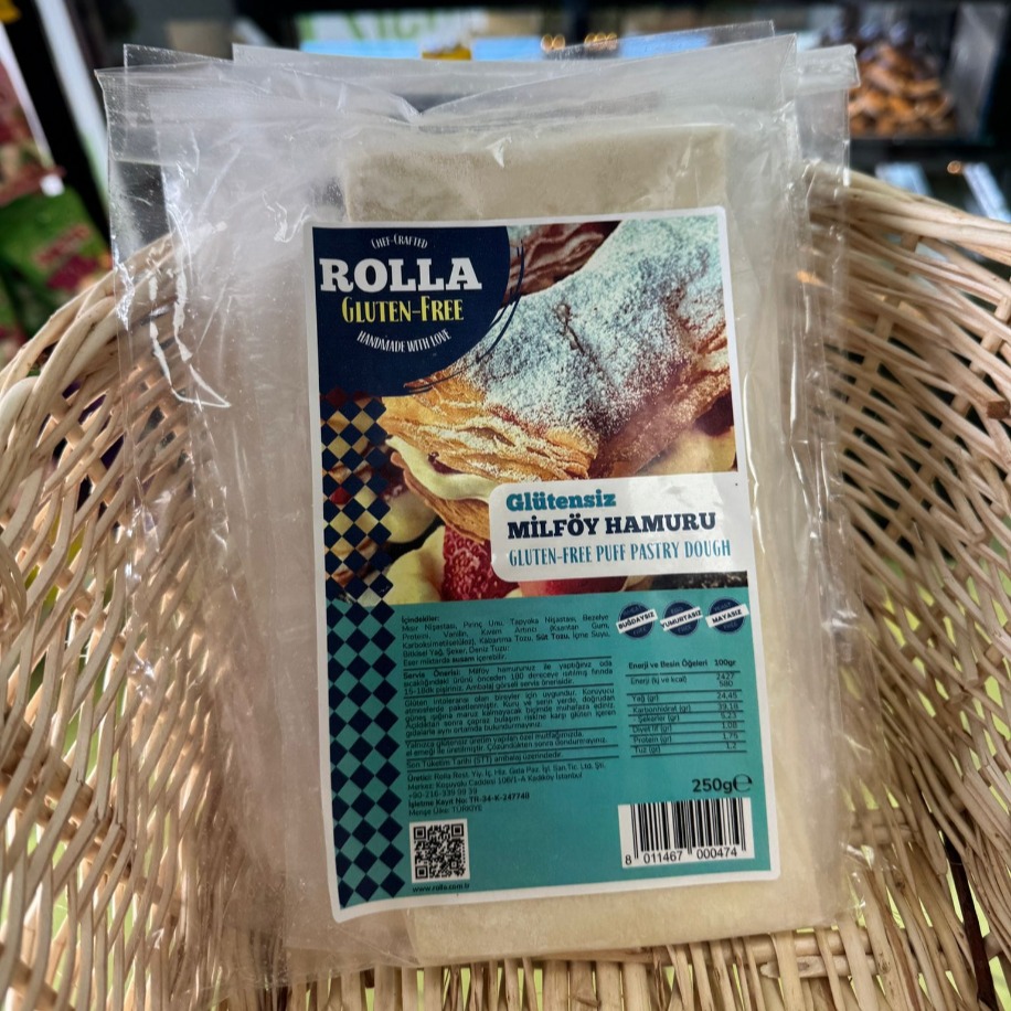 ROLLA MİLFÖY HAMURU 250 GR | NOW GLUTEN OFF CAFE FIRIN RESTORANT