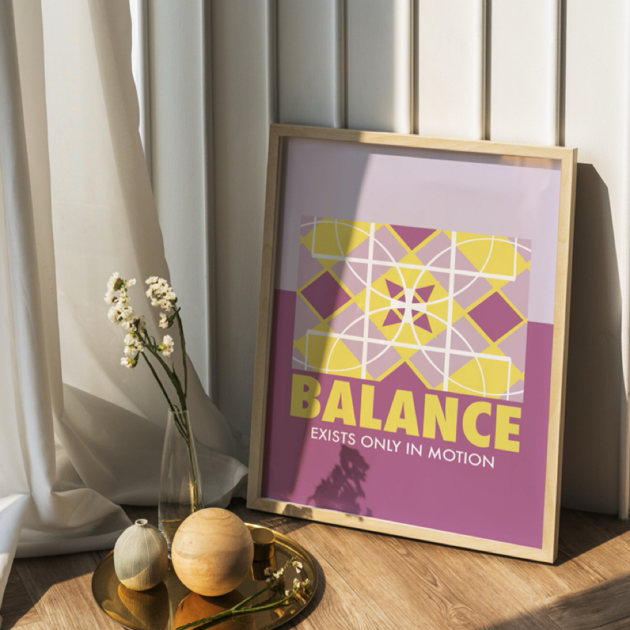 Balance Poster | Pebble Street Poster