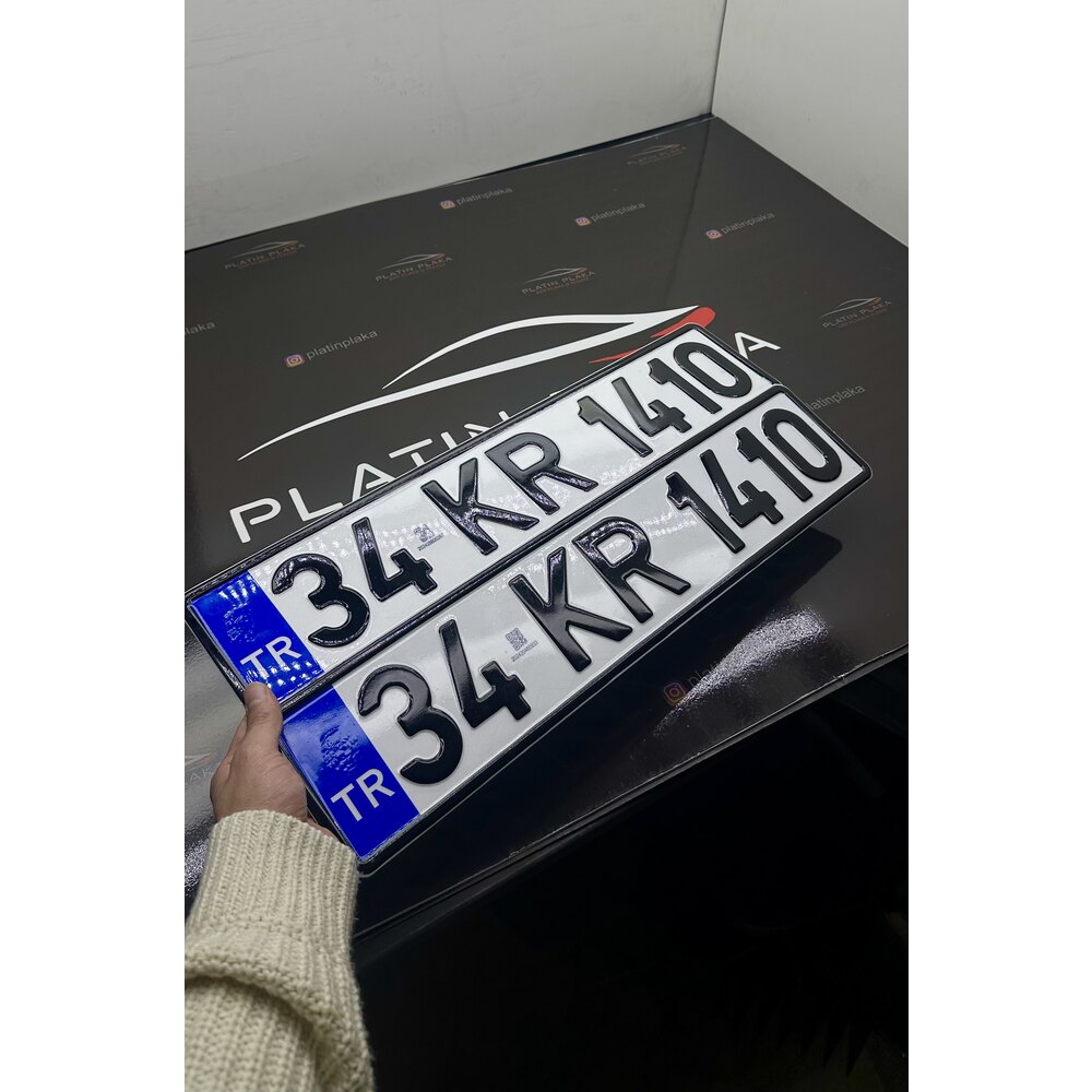 Yeni nesil yönetmeliğe uygun QR kodlu Plakamız | App plaka ve plakalık
