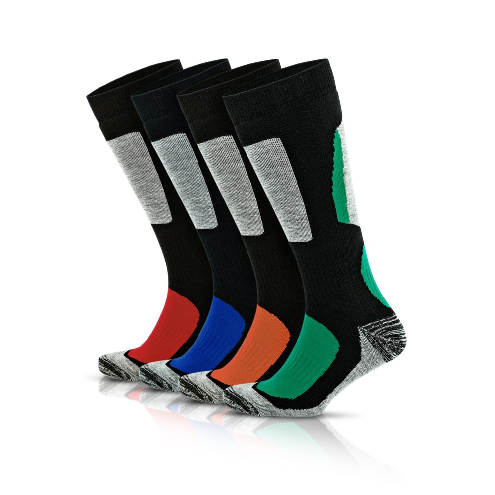 Alpine Ski Socks (Green Filled) | Fine Socks Shop
