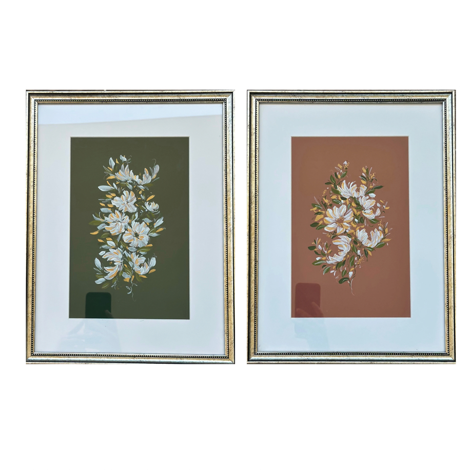 Floral Tablo Takımı x Gouache Painting | Floral Design by Rümeysa Ebrar