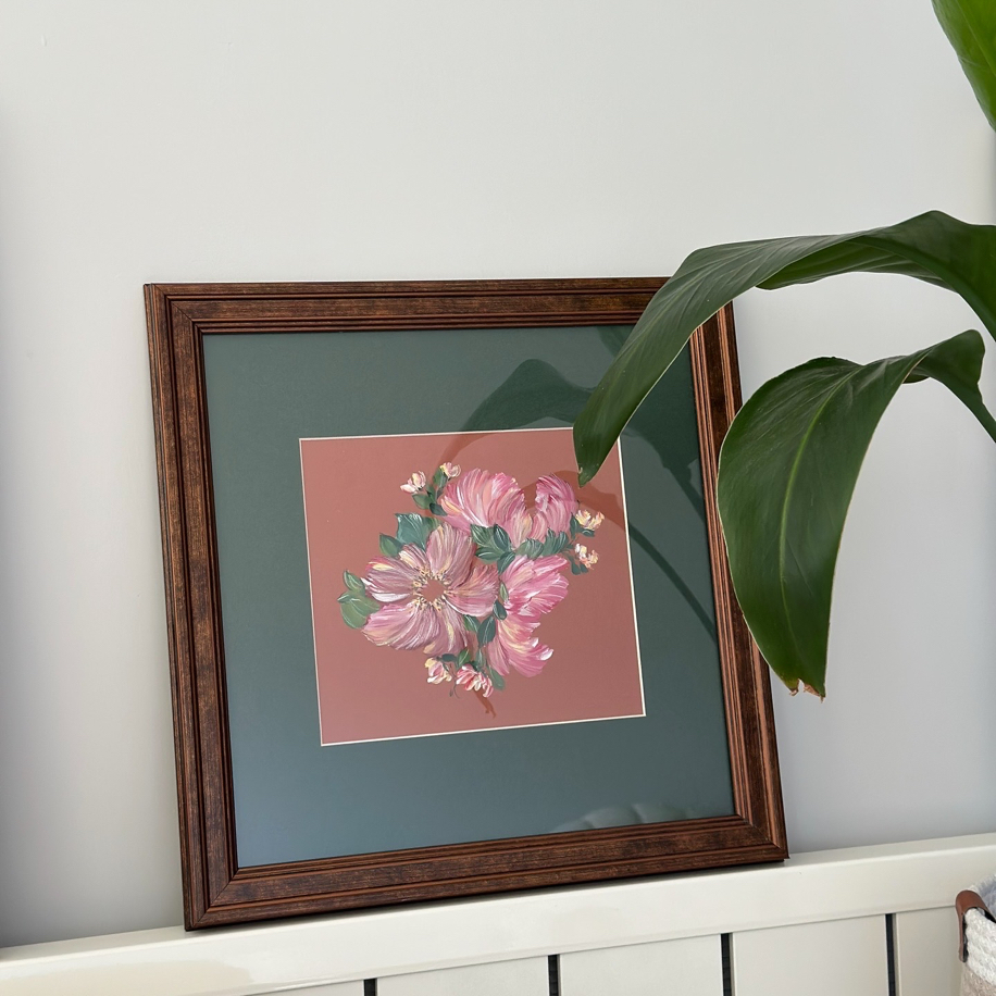 Floral Tablo Takımı x Gouache Painting | Floral Design by Rümeysa Ebrar