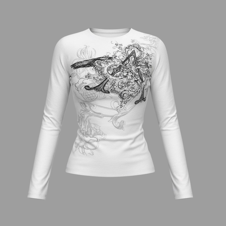 White Letter Bluz | Sarius Clothing