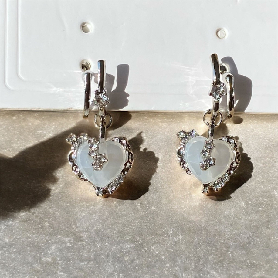 Heart Y2k Küpe | Sarius Clothing