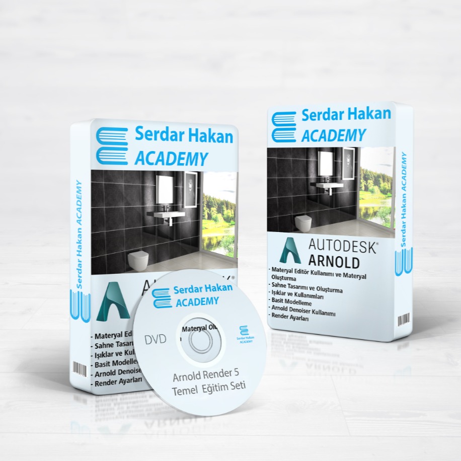 Autodesk 3ds Max 2025 Arnold Render Motoru Temel Eğitim Seti | Serdar ...
