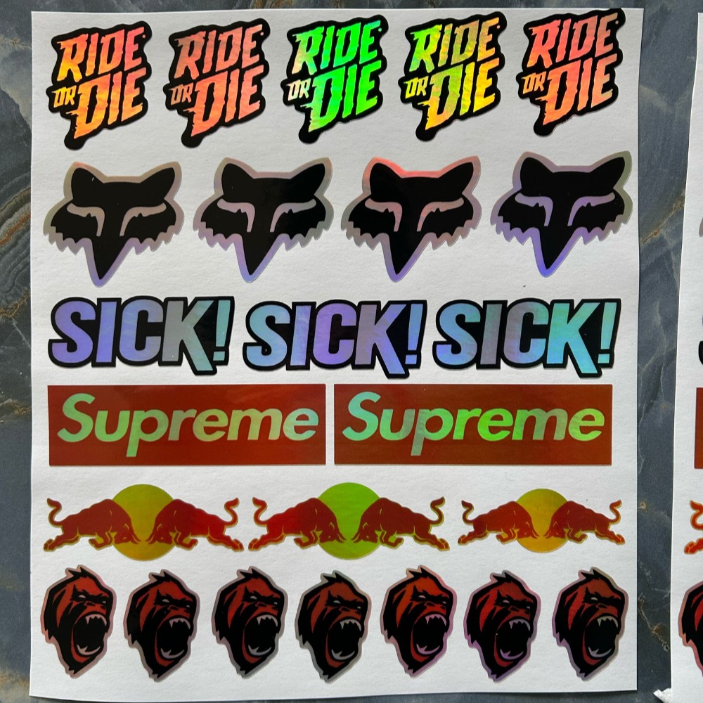 hologram random sticker seti 2 | Sticker dükkanı