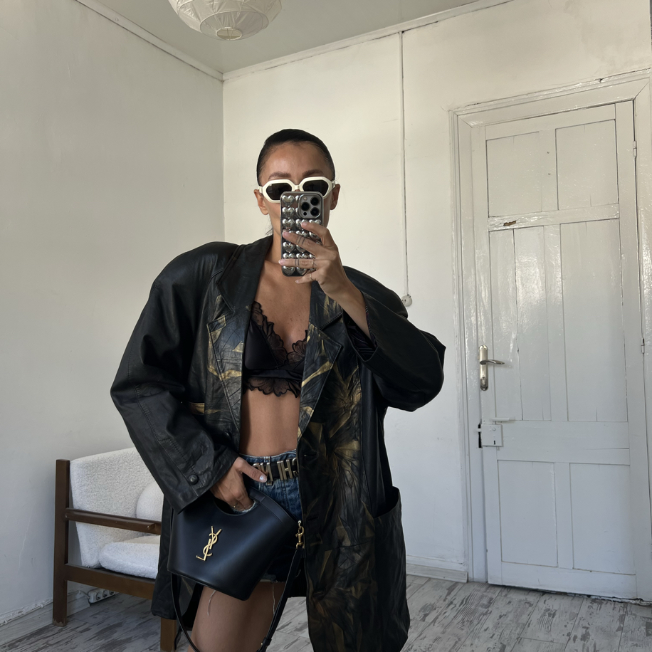 Le Prego İtalyan Exclusive Seri %100 Kuzu Derisi Ceket | Tahtadolap