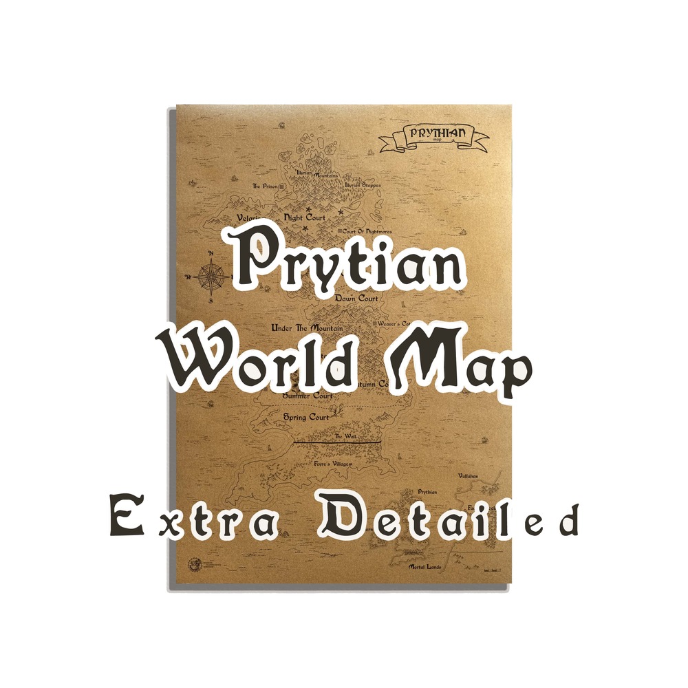 ACOTAR - Prythian World Map | Atölye Mahir Ayı
