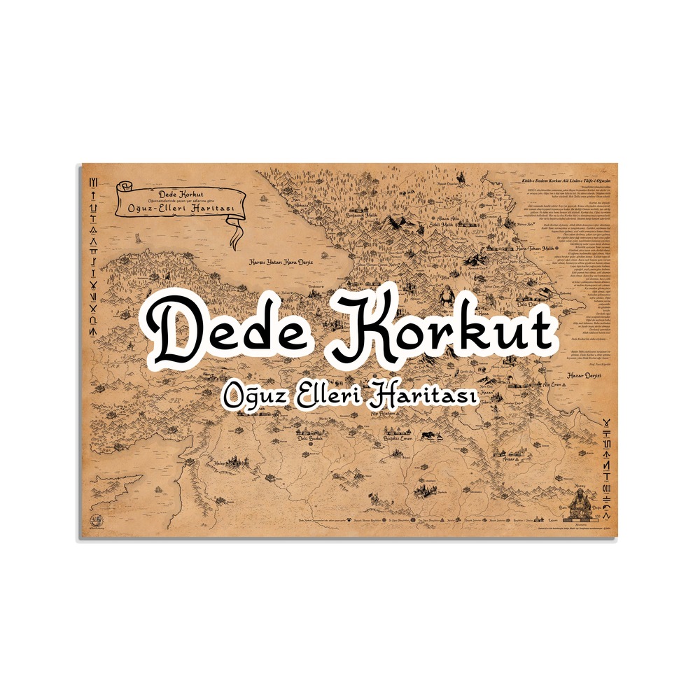 Dedem Korkut ve Oğuz Elleri Haritası | Talented Bear's Workshop