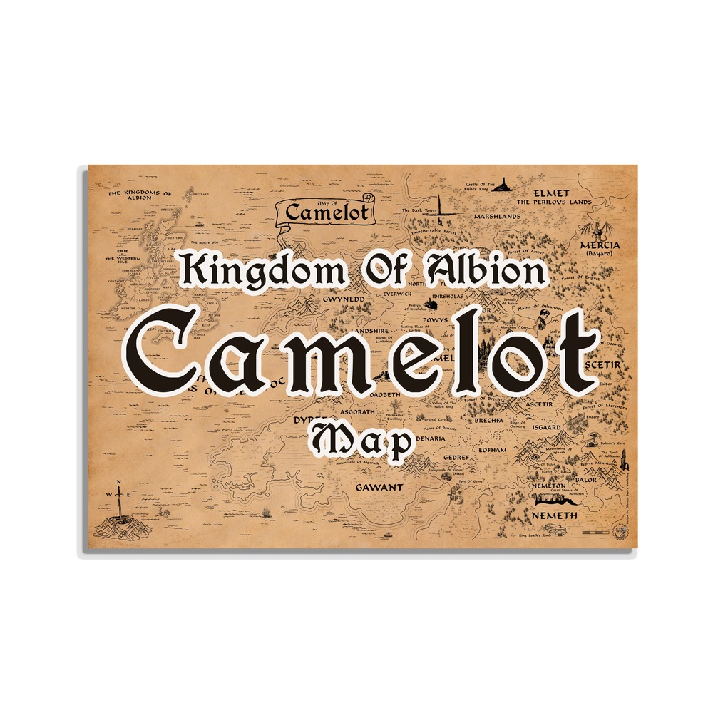 Camelot & Kingdoms Of Albion Map | Atölye Mahir Ayı
