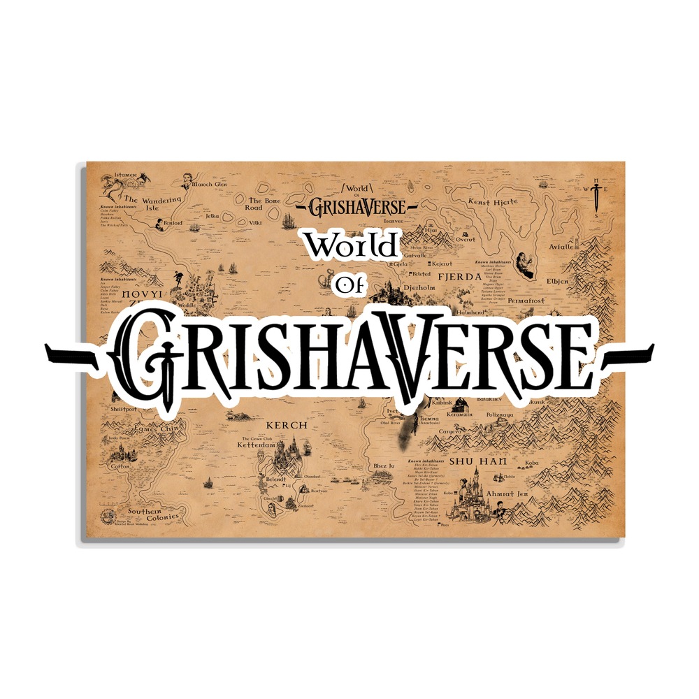 Shadow And Bone - Grishaverse World Map | Atölye Mahir Ayı