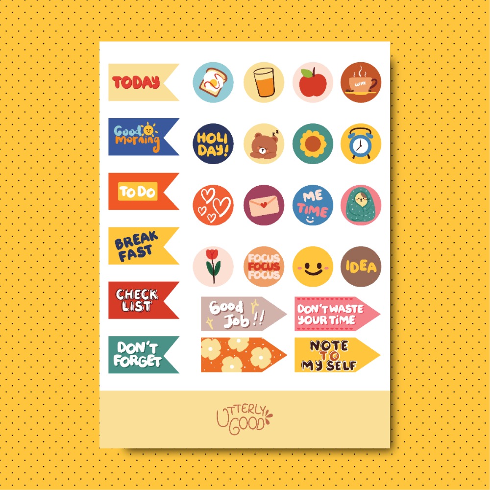 Planner Sticker | Utterly Good