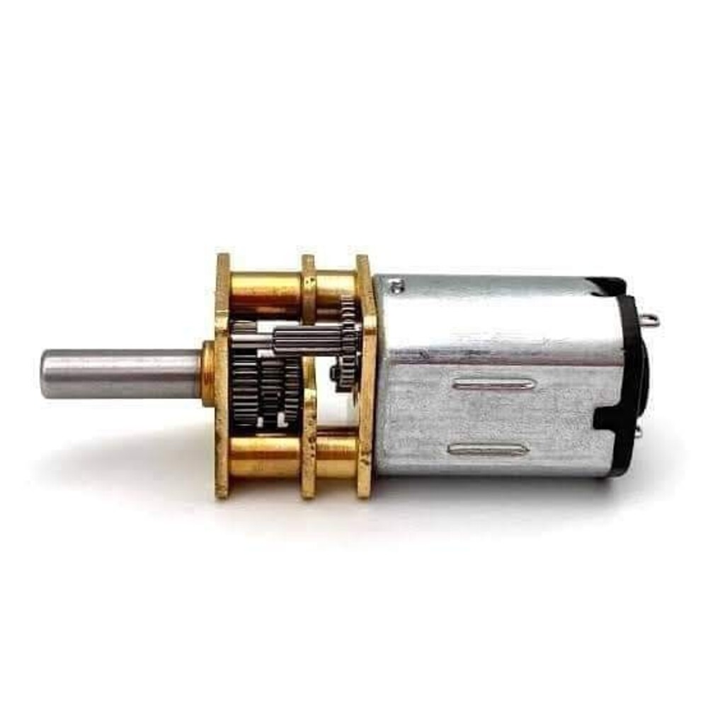 6-12V Redüktörlü Mikro Motor 100 rpm | WaioStore