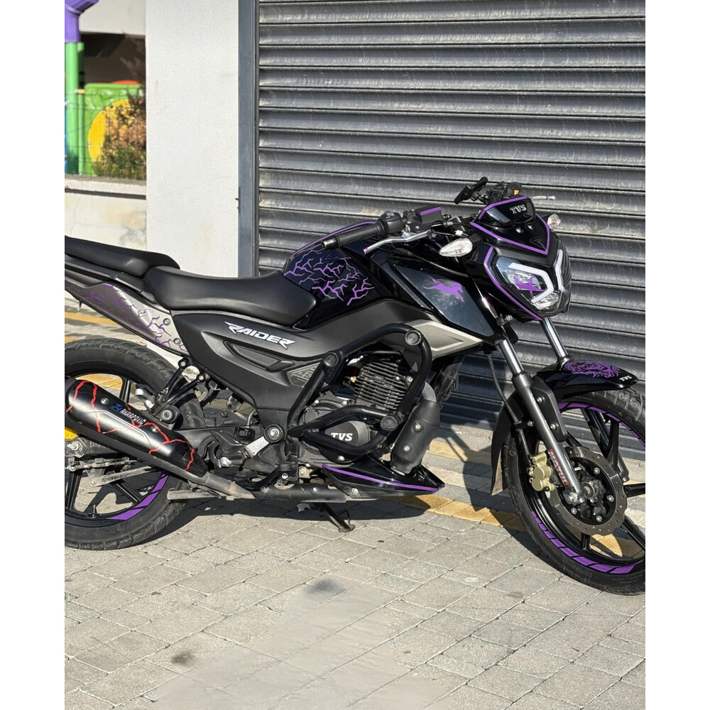 Tvs Raider Mor Sticker seti 49 parça | Tvs Raider Tr
