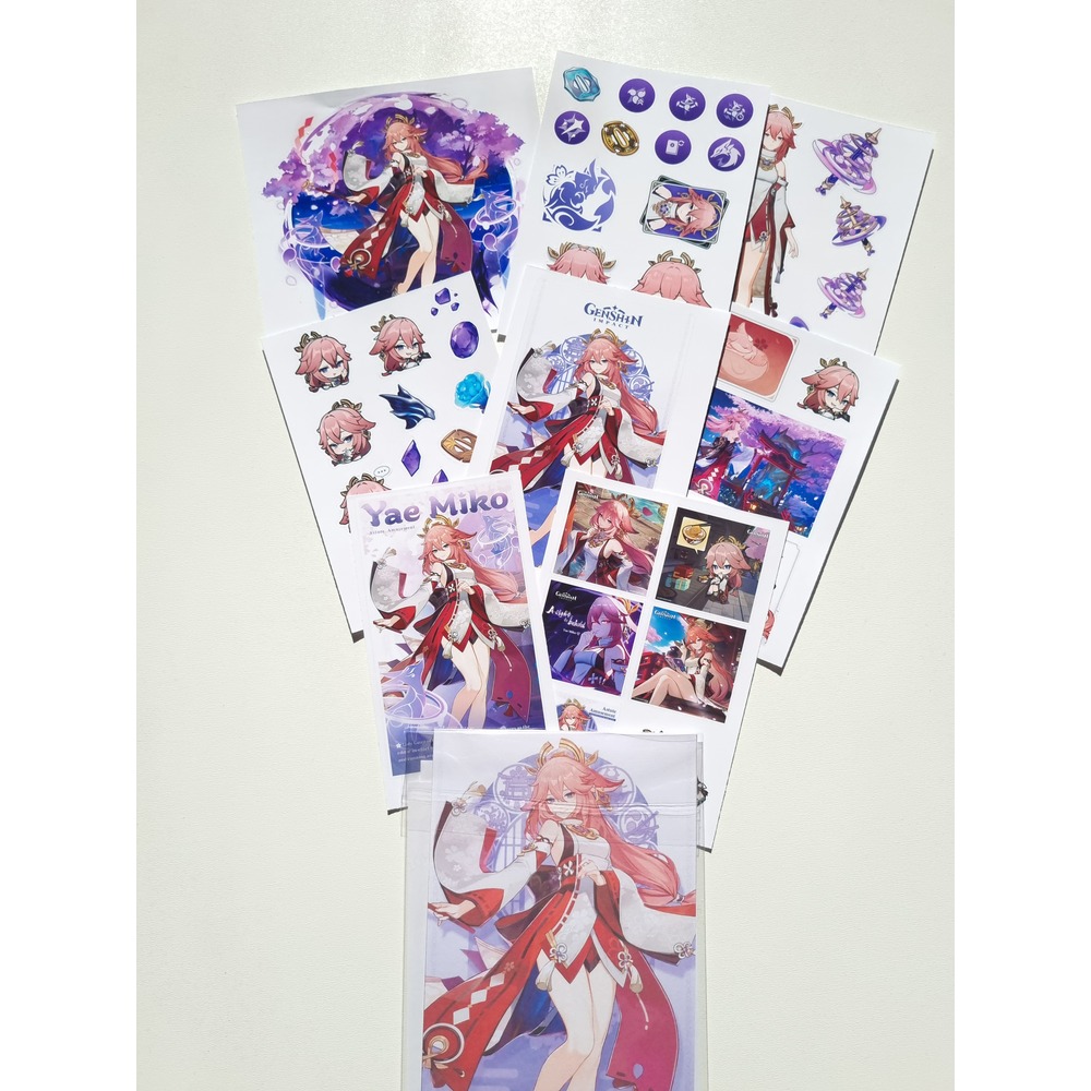 Yae Miko Sticker Seti | Yena Planner