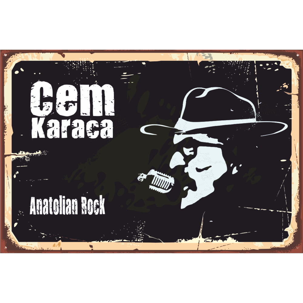 Cem Karaca Retro Poster 057 | YKM TEKNİK SANAT