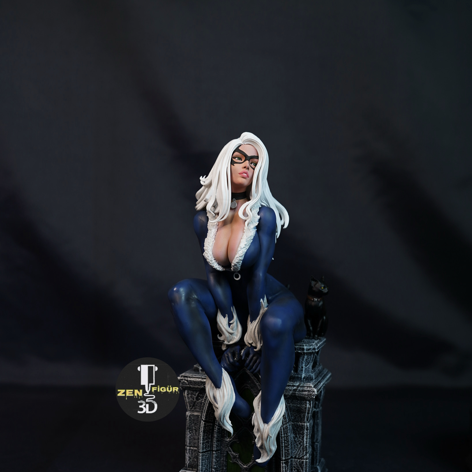 Black Cat figürü | Zen Figür