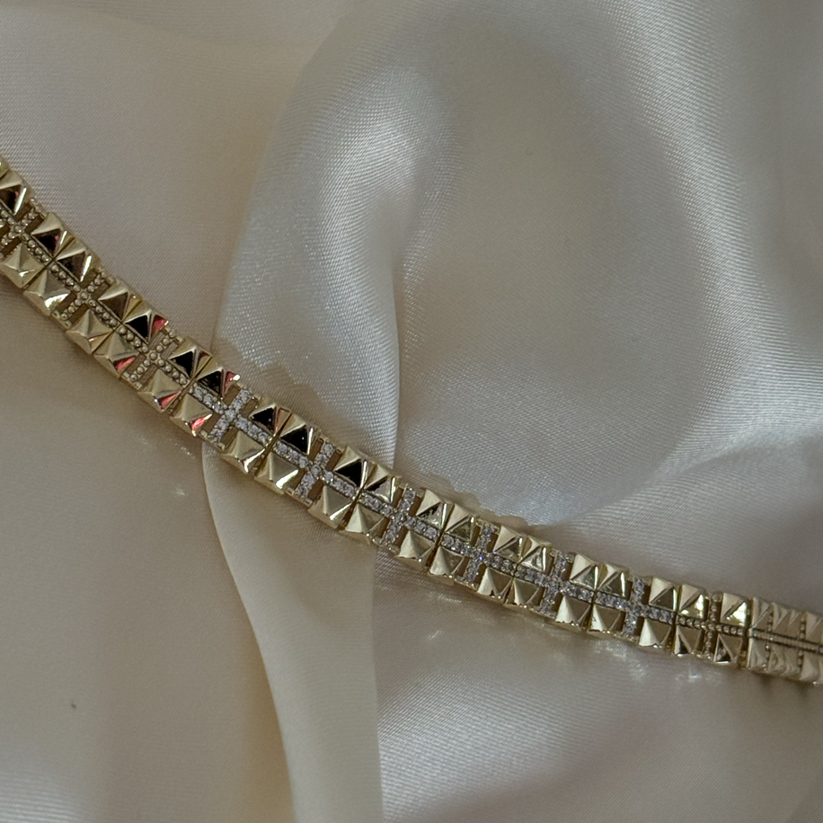 Xuping Gold Desenli Bileklik 14K | Zenda.co