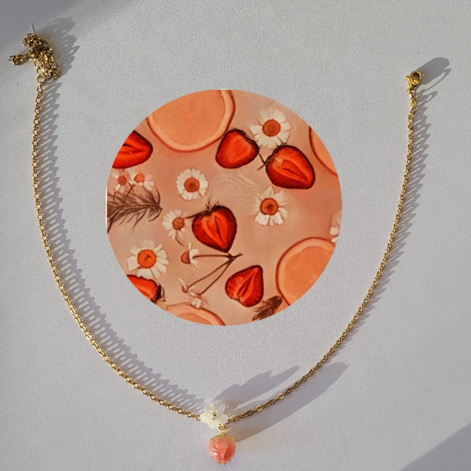strawberry necklace | Aerolite