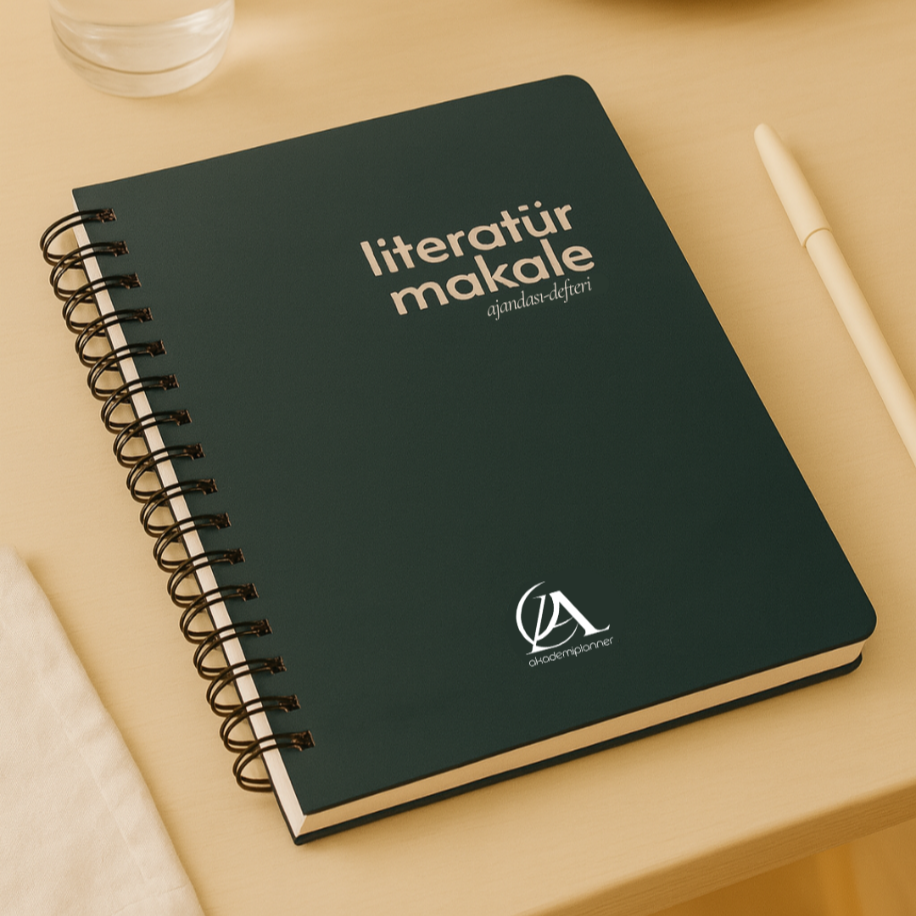Yeşil Literatür -Makale Ajandası Defteri Literature Planner LitNotes ...