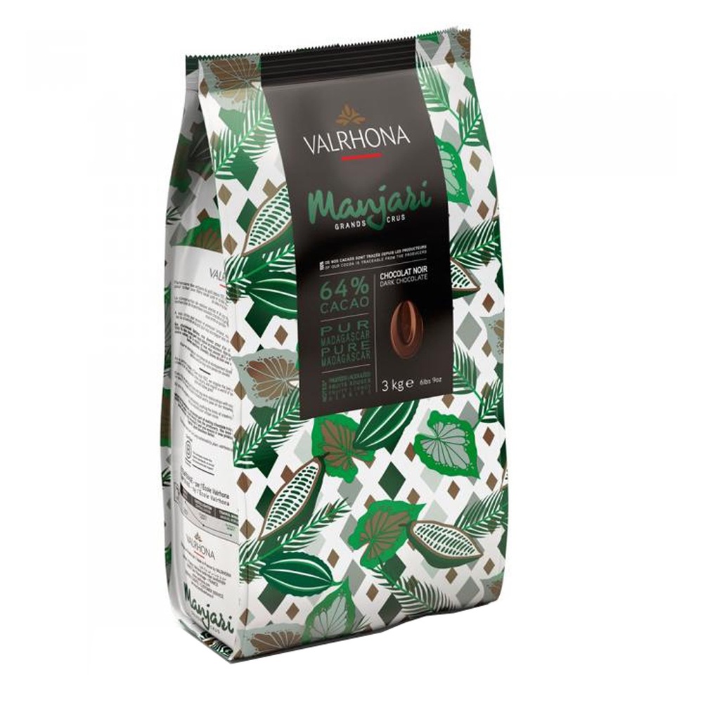 Valrhona Manjari 64% Single Origin Bitter Çikolata 3KG | alarapremium