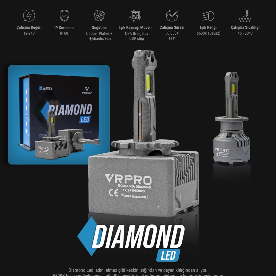 VR PRO Diamond D5S | Antalya Led Far